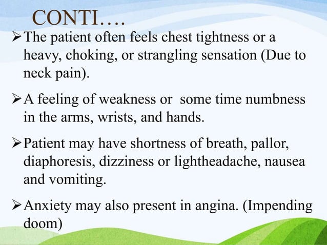 1. nursing management patient with angina pectoris | PPTX