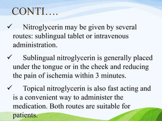 1. nursing management patient with angina pectoris | PPTX