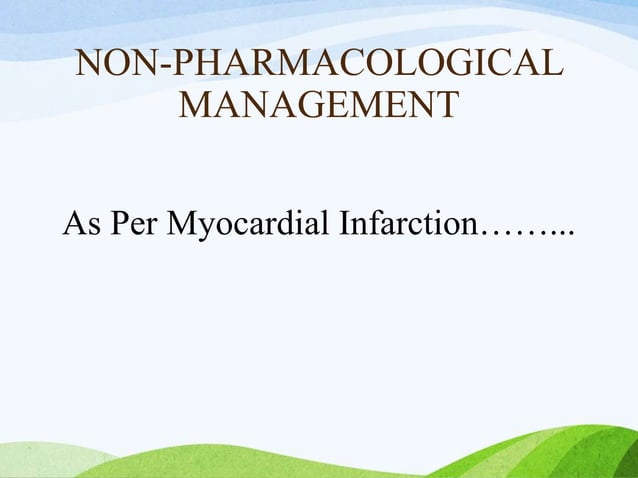 1. nursing management patient with angina pectoris | PPTX