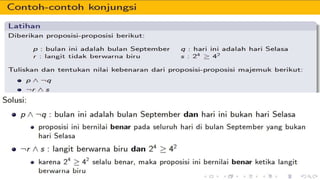 1. logika proposisi | PPTX