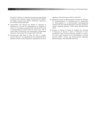 Role of Sema4D in Bone Metastasis of Breast Cancer | PDF