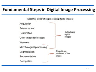 1. steps in image processing | PPTX