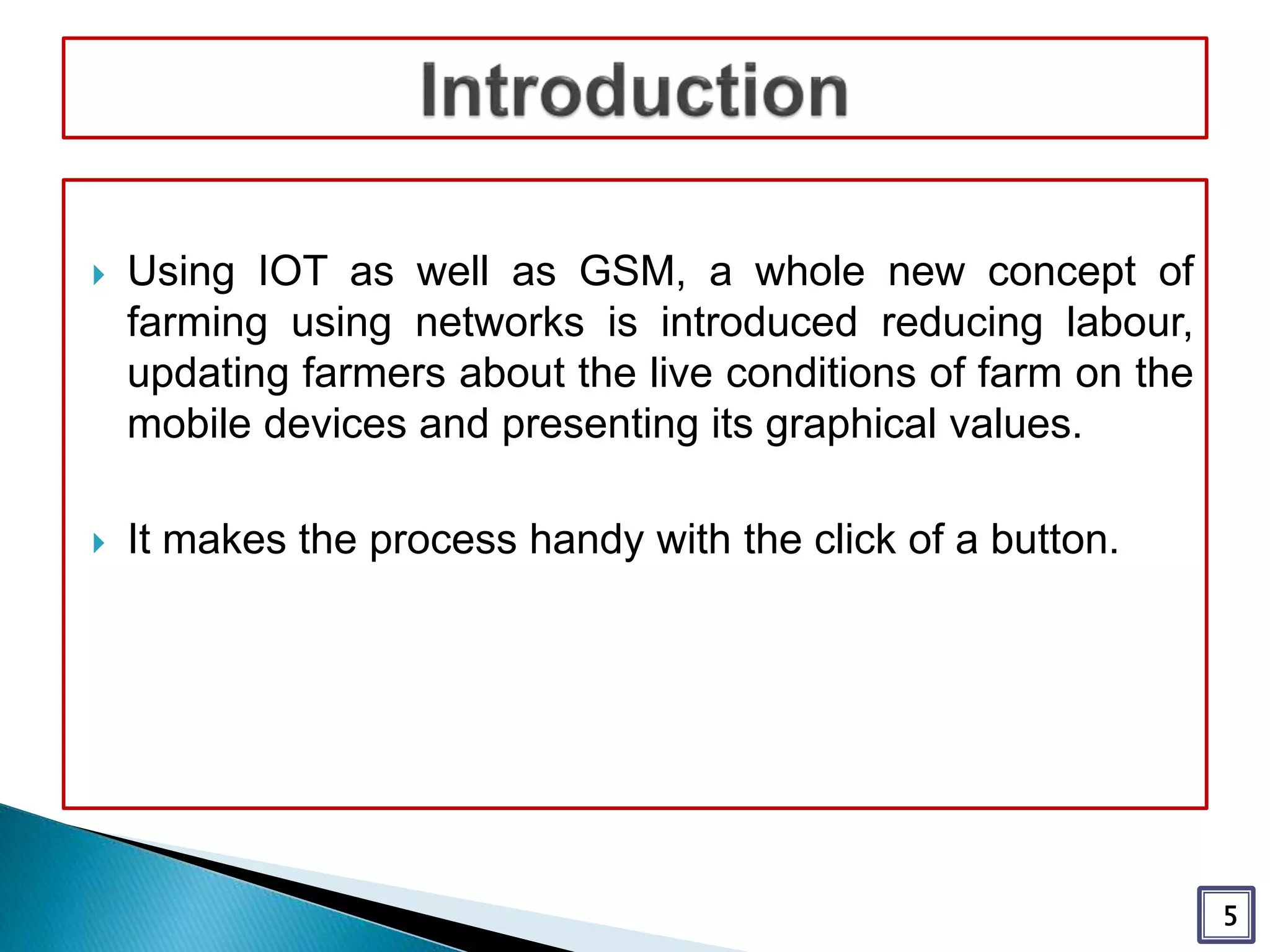 IoT Application in Agriculture | PPTX
