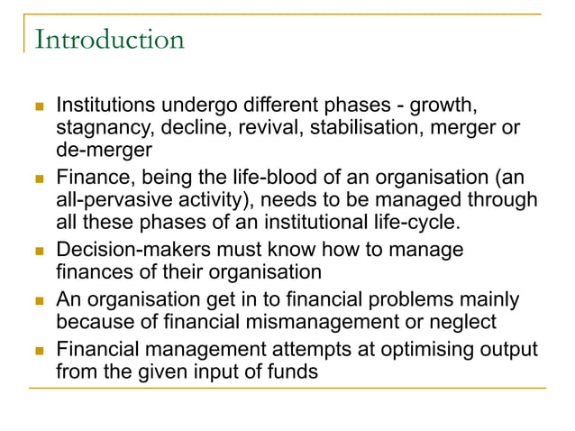 1. Financial Management - Introduction | PDF