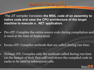1..Net Framework Architecture-(c#) | PPT