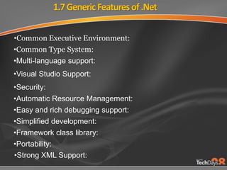 1..Net Framework Architecture-(c#) | PPT