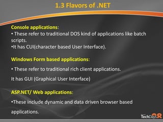 1..Net Framework Architecture-(c#) | PPT