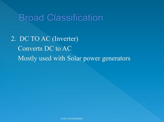 POWER ELECTRONICS BASIC COMPONENTS INTRODUCTION PART 1 | PPT