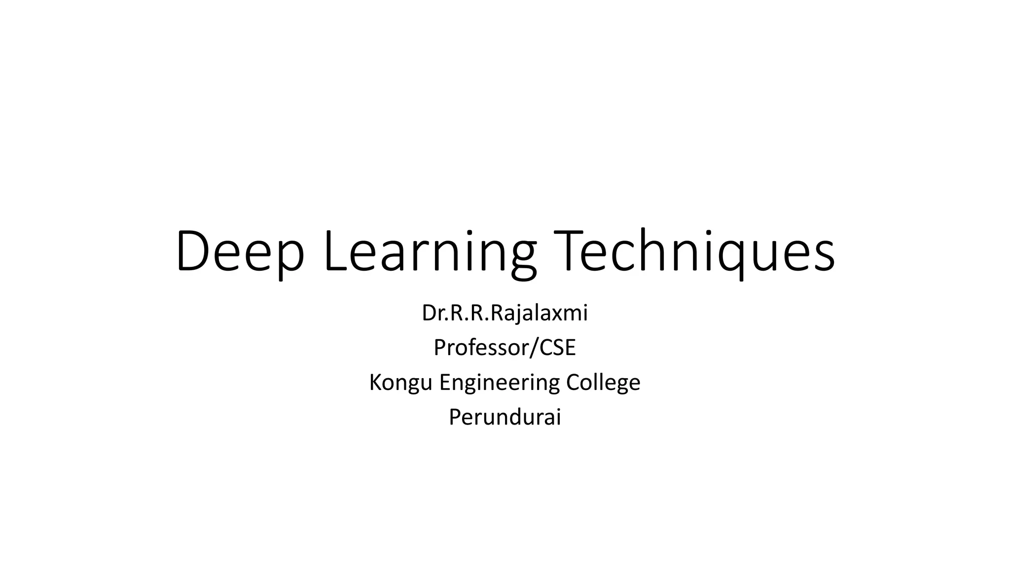 1.Introduction to deep learning | PPTX