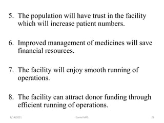 1. Pharmacy management cycle | PPTX