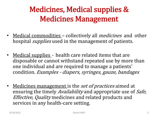 1. Pharmacy management cycle | PPTX | Pharmaceutical Industry | Industries