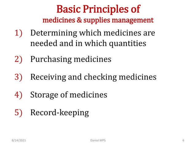 1. Pharmacy management cycle | PPTX | Pharmaceutical Industry | Industries