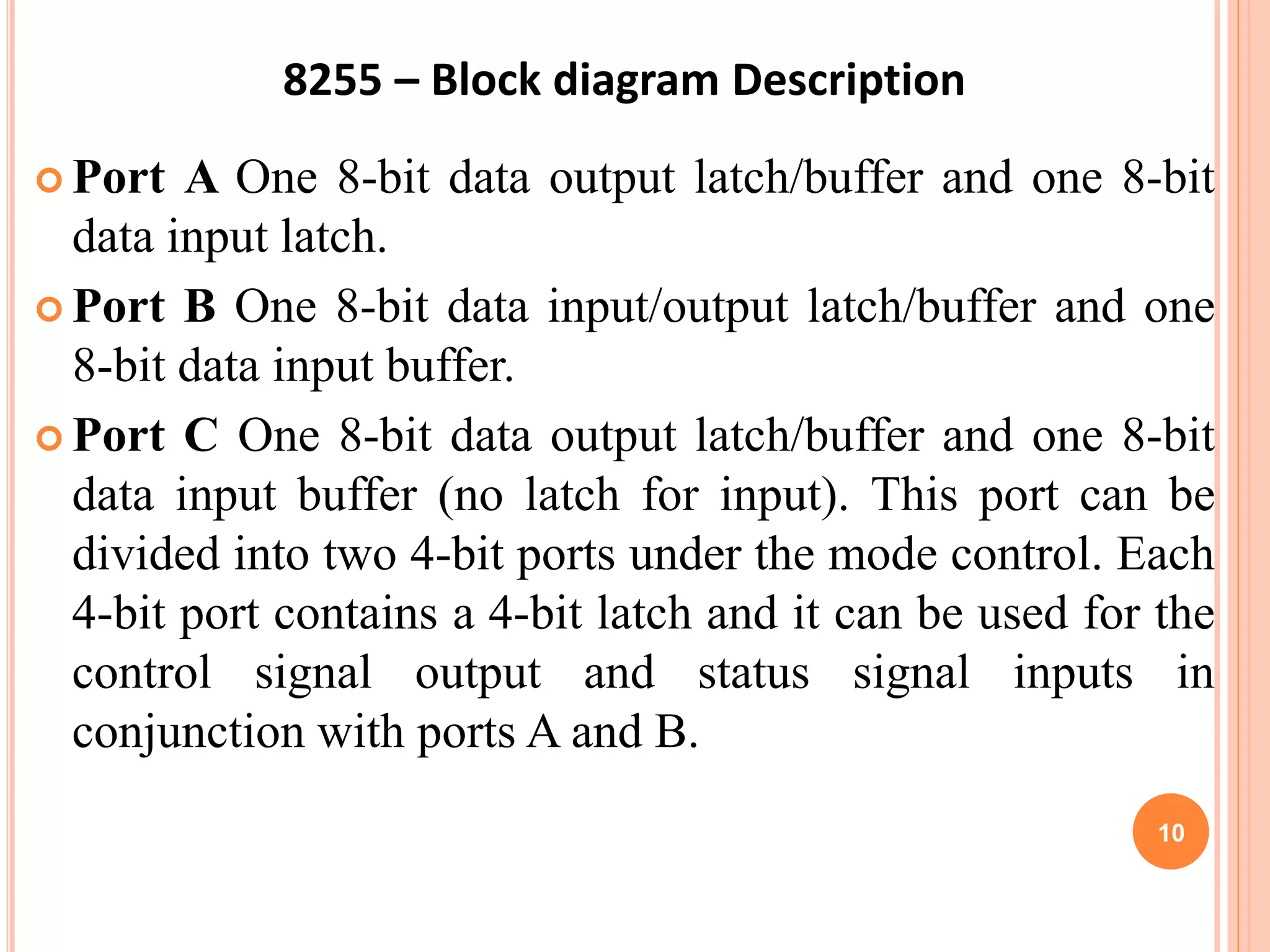 1.ppi 8255 | PPTX | Operating Systems | Computer Software and Applications