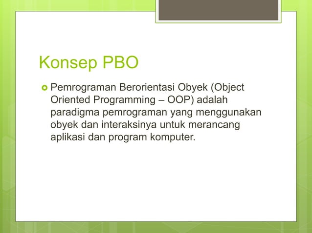 1. konsep pbo | PPT