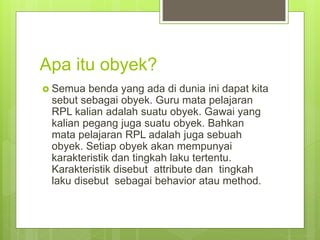 1. konsep pbo | PPT