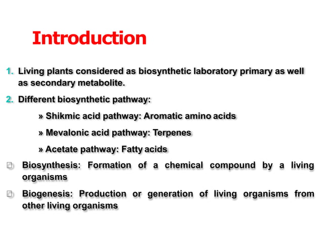 Metabolic Pathways in Higher Plants and their Determination | PPTX | Endocrine and Metabolic ...