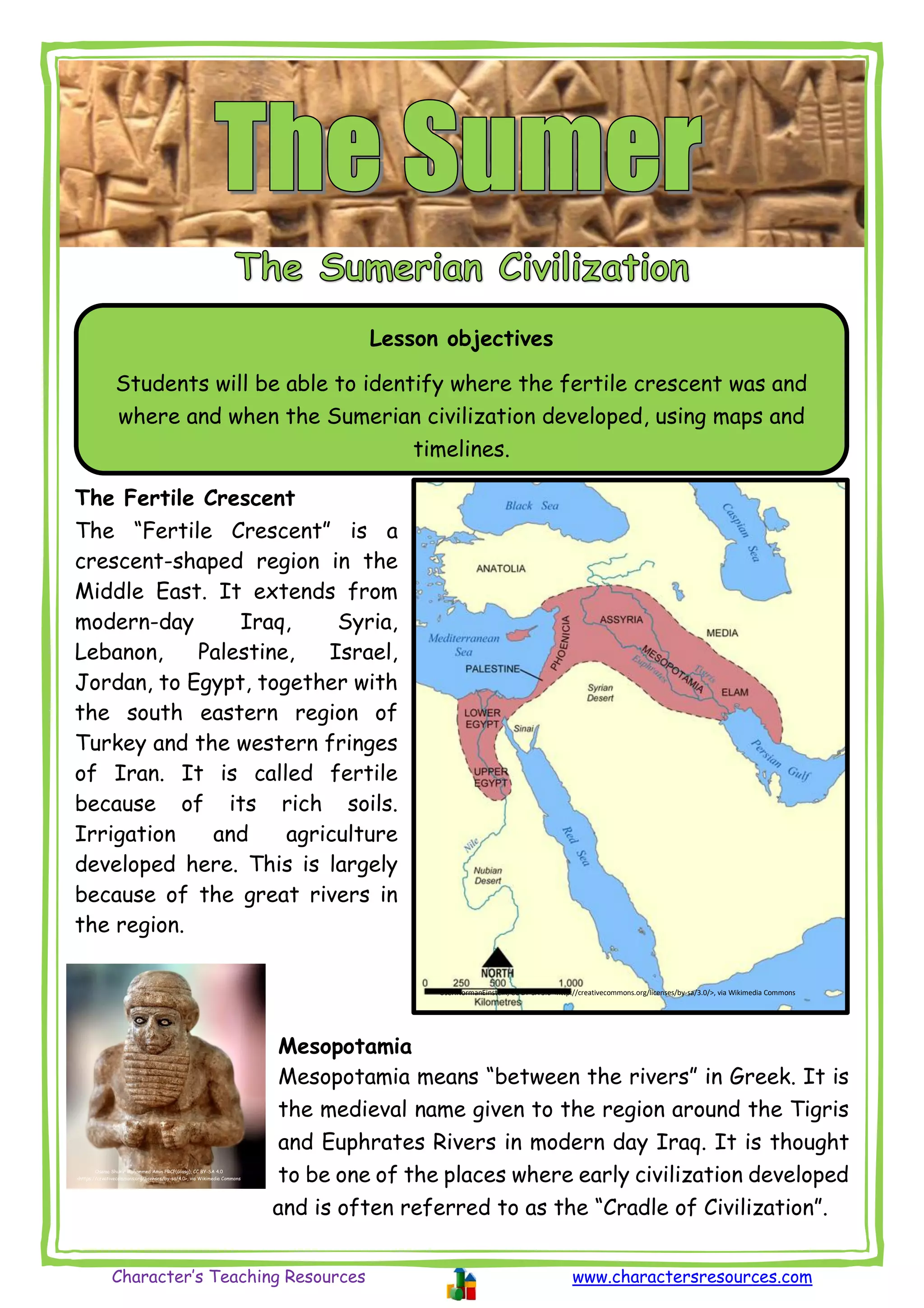 1. the sumer civilization | PDF