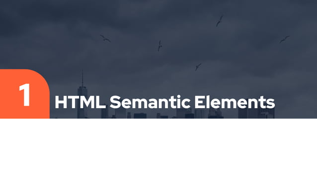 HTML Semantic Elements | PPT