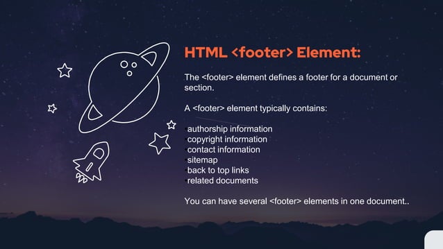 HTML Semantic Elements | PPTX | Web Design and HTML | Internet