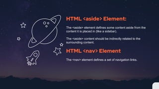 HTML Semantic Elements | PPTX