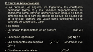 Homogeneidad dimensional | PPT