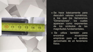 Homogeneidad dimensional | PPTX
