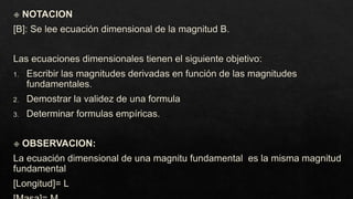 Homogeneidad dimensional | PPTX