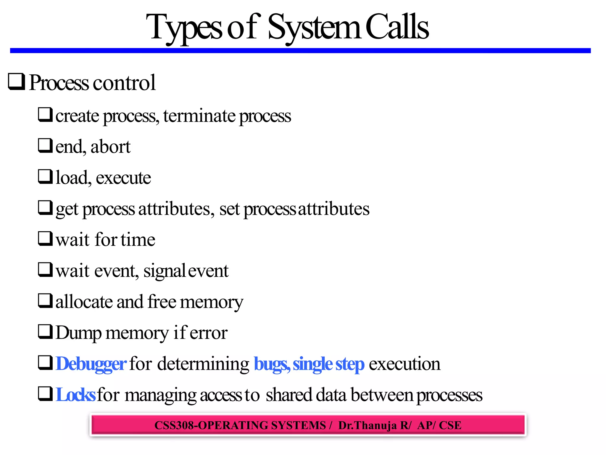 1.7 system calls | PPTX