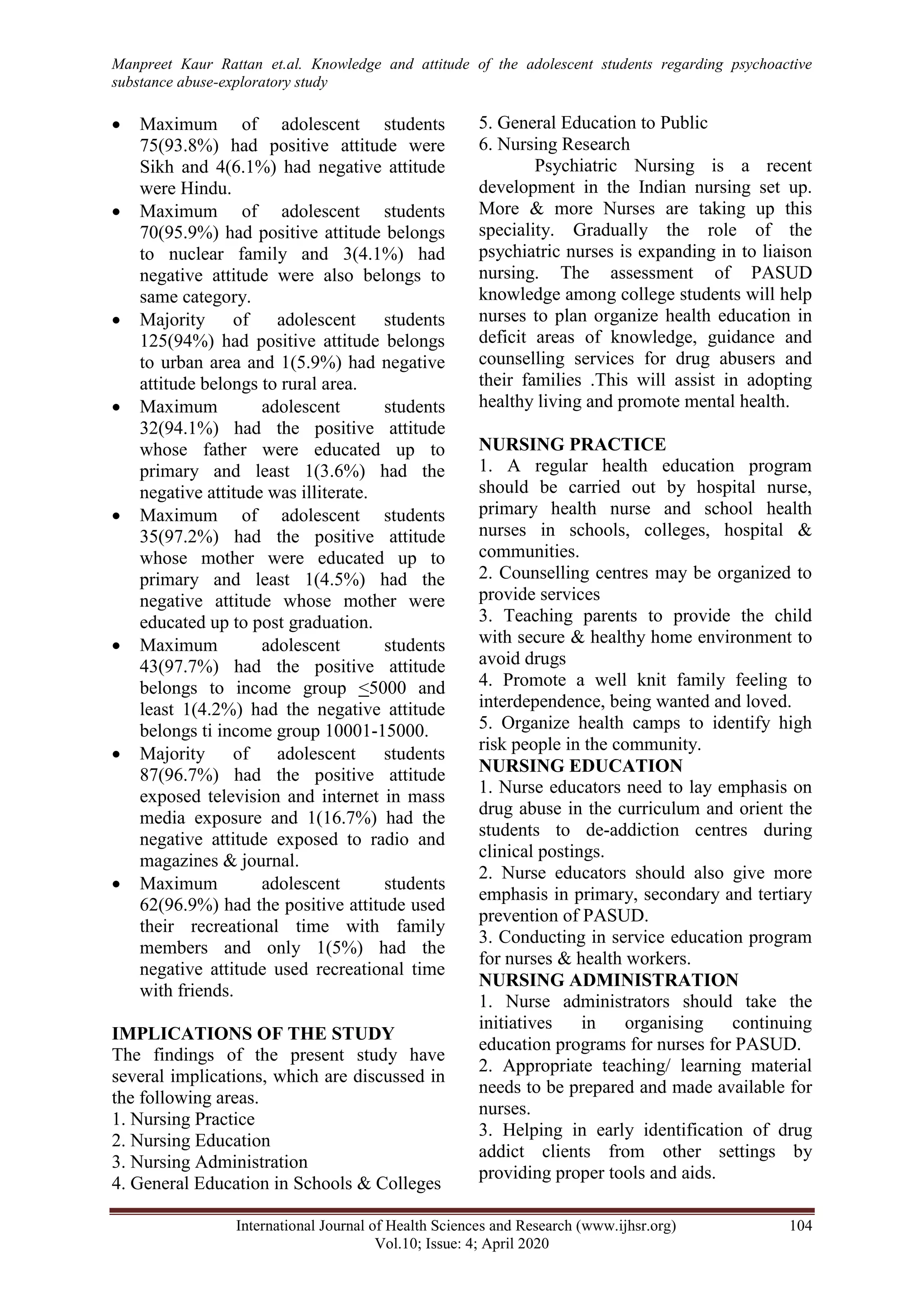 substance abuse imp | PDF