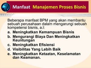 Konsep Business Process Management (BPM) | PPTX