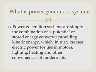 1. power generatin system incmplete | PPT