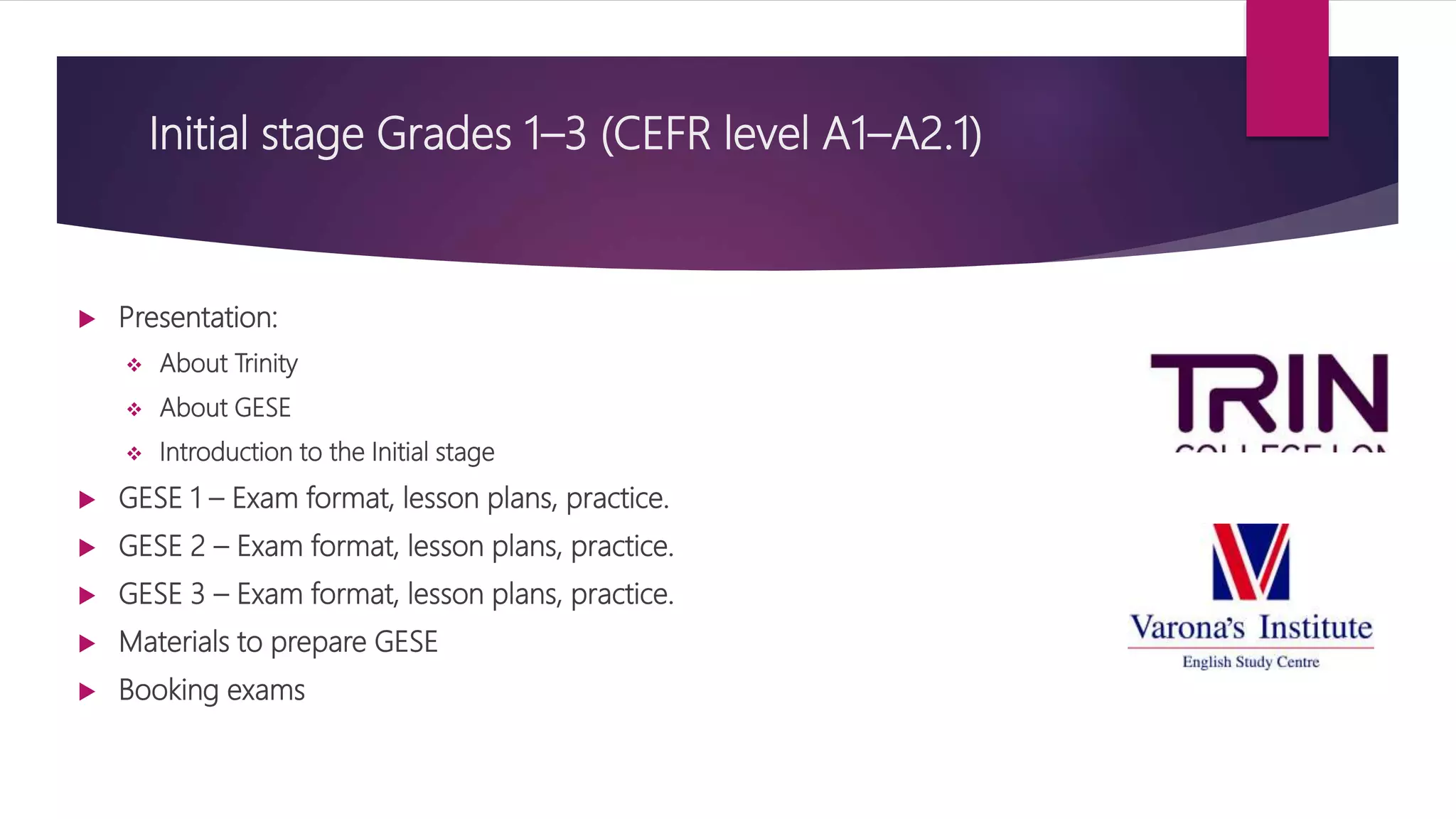 1. gese presentation | PPSX