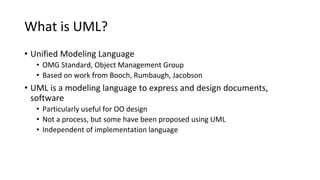 1. introduction to uml | PPTX | Programming Languages | Computing