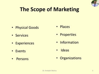 Scope of Marketing | PDF