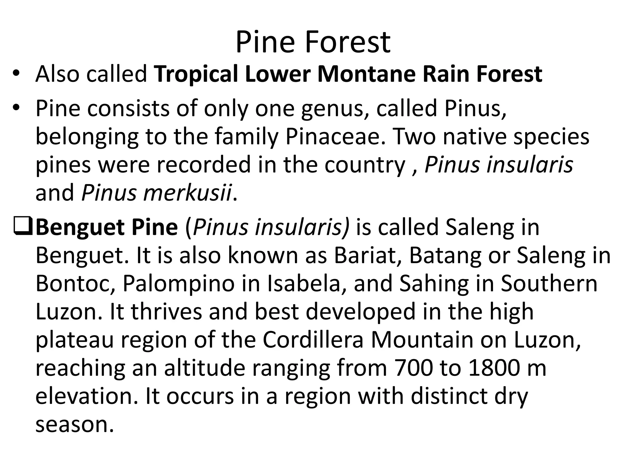 Introduction to Forestry (Philippines) | PPTX
