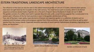 1. eastern, central & western traditions (landscape design) | PPTX