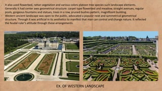1. eastern, central & western traditions (landscape design) | PPTX