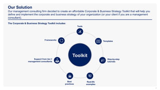 Corporate and Business Strategy Toolkit | PPTX