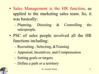 Sales and Sales Management: Meaning and Definition | PDF