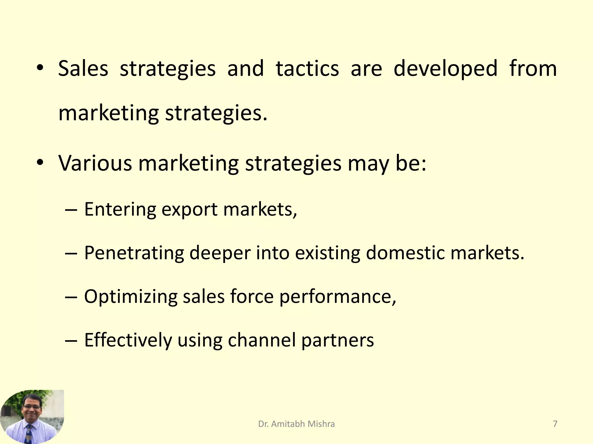Objectives and Nature of Sales Management | PDF