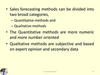 Sales Forecasting | PDF