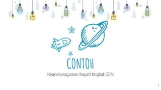 1. keanekaragaman hayati tingkat gen | PPTX