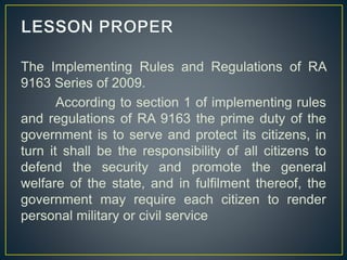 1. the nstp-and-its-law | PPTX