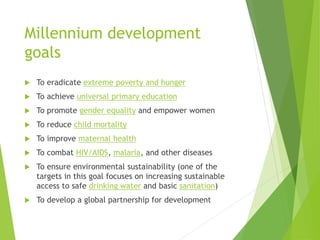 Sustainable development goals | PPTX