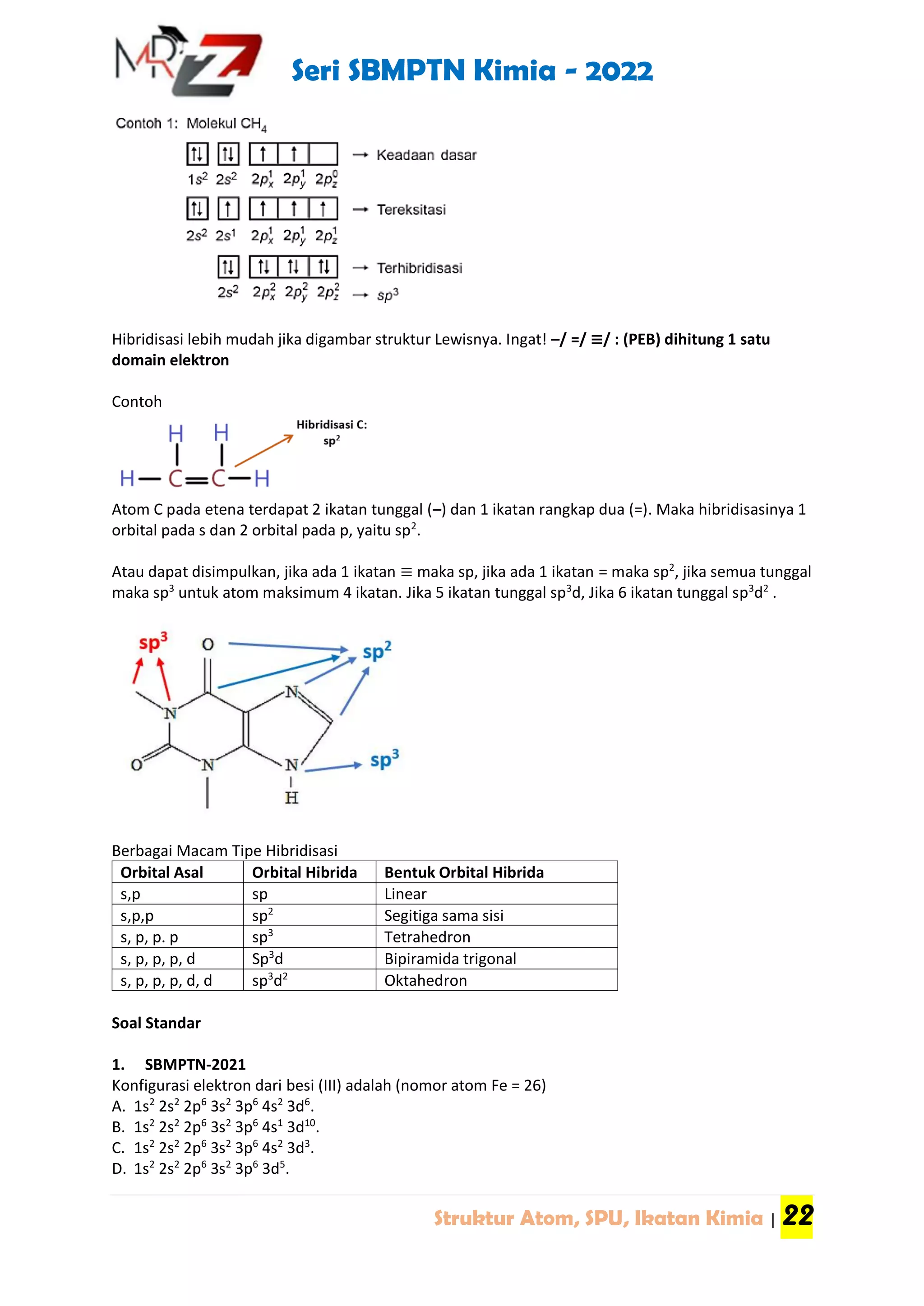 1. struktur atom, sistem periodik unsur, ikatan kimia | PDF