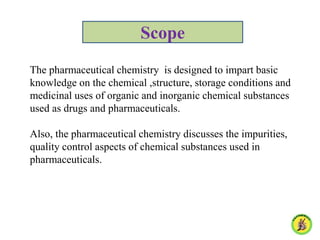 Introduction to Pharmaceutical Chemistry | PPTX