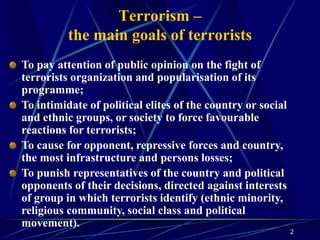 1. terrorism basic facts | PPT
