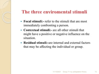 1. sister collistica theory | PPTX