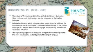 1. history of english | PPT