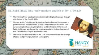 1. history of english | PPT
